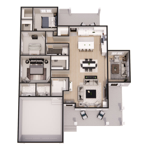 Appleton House Plan | Royal Oaks Design